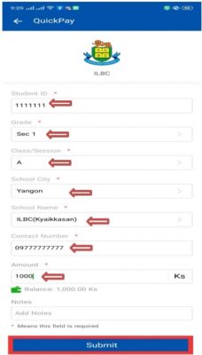 KBZ QuickPay - ILBC | International School